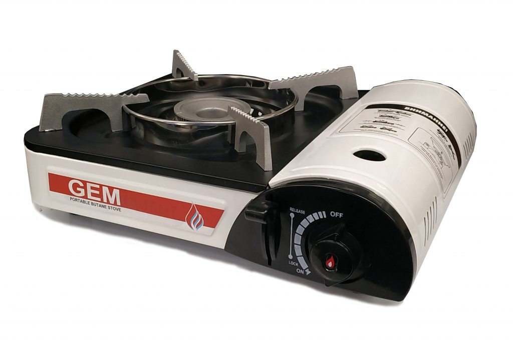 GEM Portable Butane Stove WHITE (GEM-203) | Gilbert Emerson