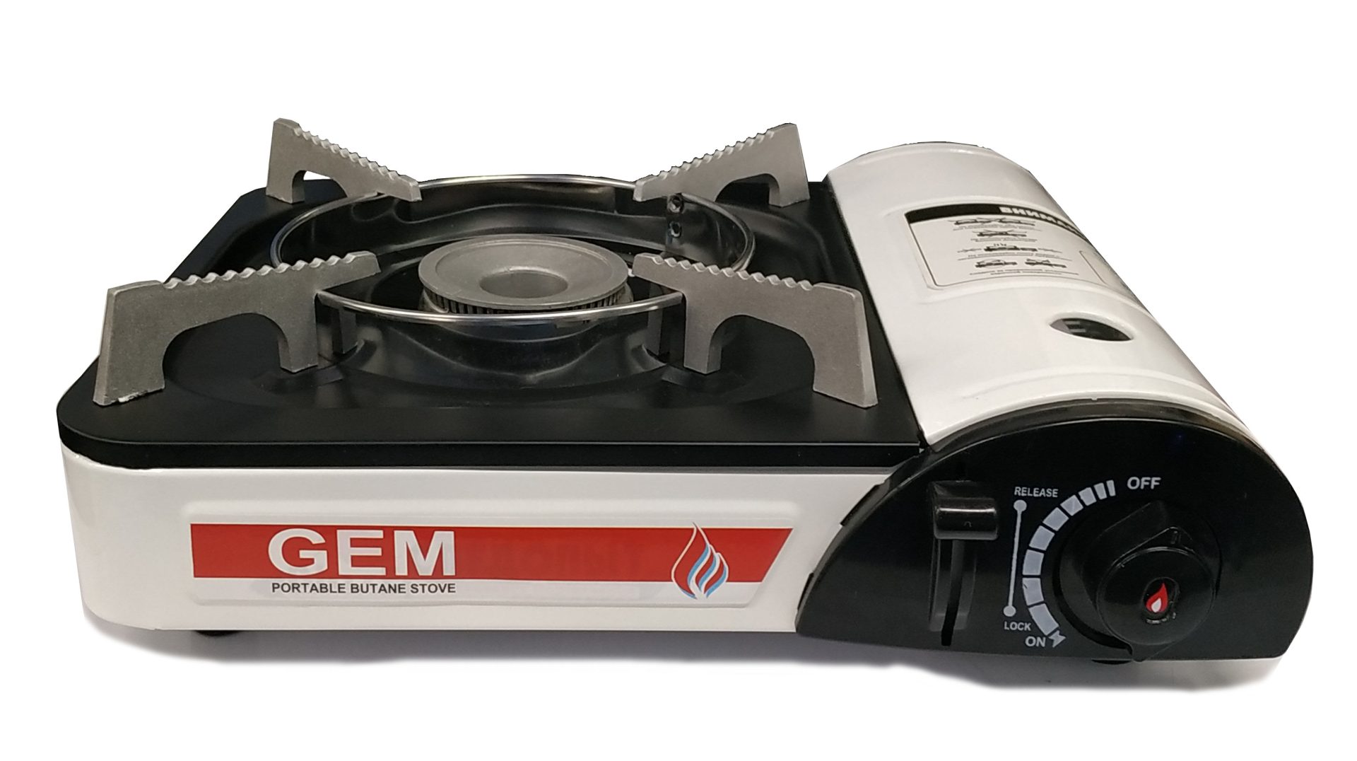 GEM Portable Butane Stove WHITE (GEM-203) | Gilbert Emerson